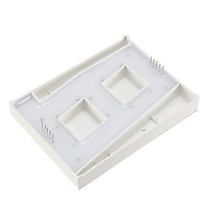 uxcell Common Anode 10 Pin 1 Bit 7 Segment Display 3.39 x 2.56 x 0.47 Inch 3" Red LED Display Digital Tube