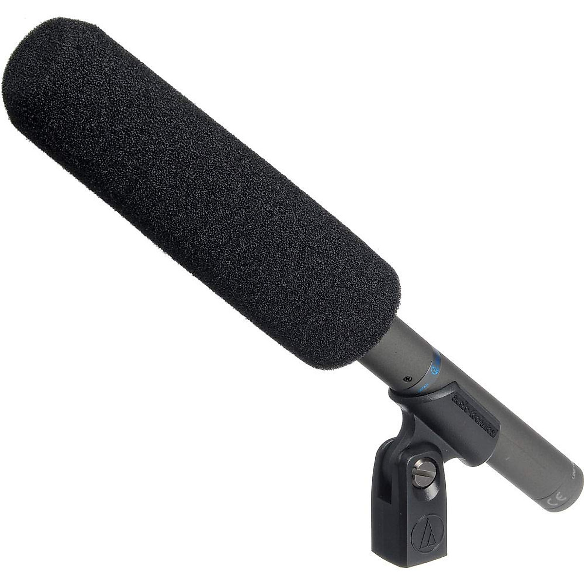 Audio-Technica AT897 Line + Gradient Condenser Microphone Cinema and Broadcasting Shotgun Microphone Complete Kit with LyxPro Boompole, Shockmount, Windscreen Bundle