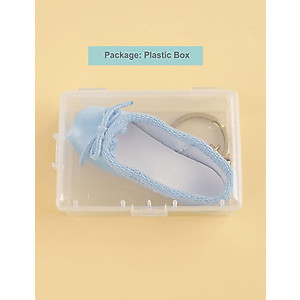 Daydance Girls Women Ballet Shoe Pedant Pink Point Shoe Keychain Decoration for Dancer, Ballerina Backpack, Dance Bags