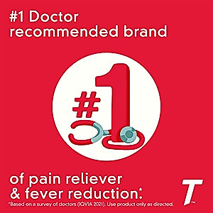 Tylenol Extra Strength Caplets with 500 mg Acetaminophen, Pain Reliever & Fever Reducer, 24 ct