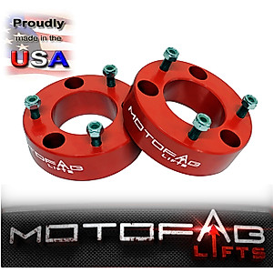 MotoFab Lifts F150-2.5RED - 2.5" Front Leveling Lift Kit That fits F150 2.5"
