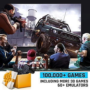 Lutonvia Retro Gaming Console Super Console Cubex3 Built-in 100000+ Games, EmuELEC4.5/Android 9.0/CoreE 3 System in 1, Video Game Console S905X3 Chip, Emulator Console for 8K UHD Output (256G)