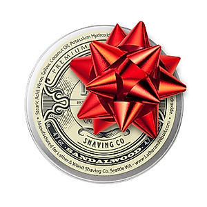 ather & Wood Shaving Soap - Sandalwood - Simply The Best Luxury Shaving Cream - Tallow - Dense Lather with Fantastic Scent for The Worlds Best Wet Shaving Routine. 4.6 oz (Sandalwood)