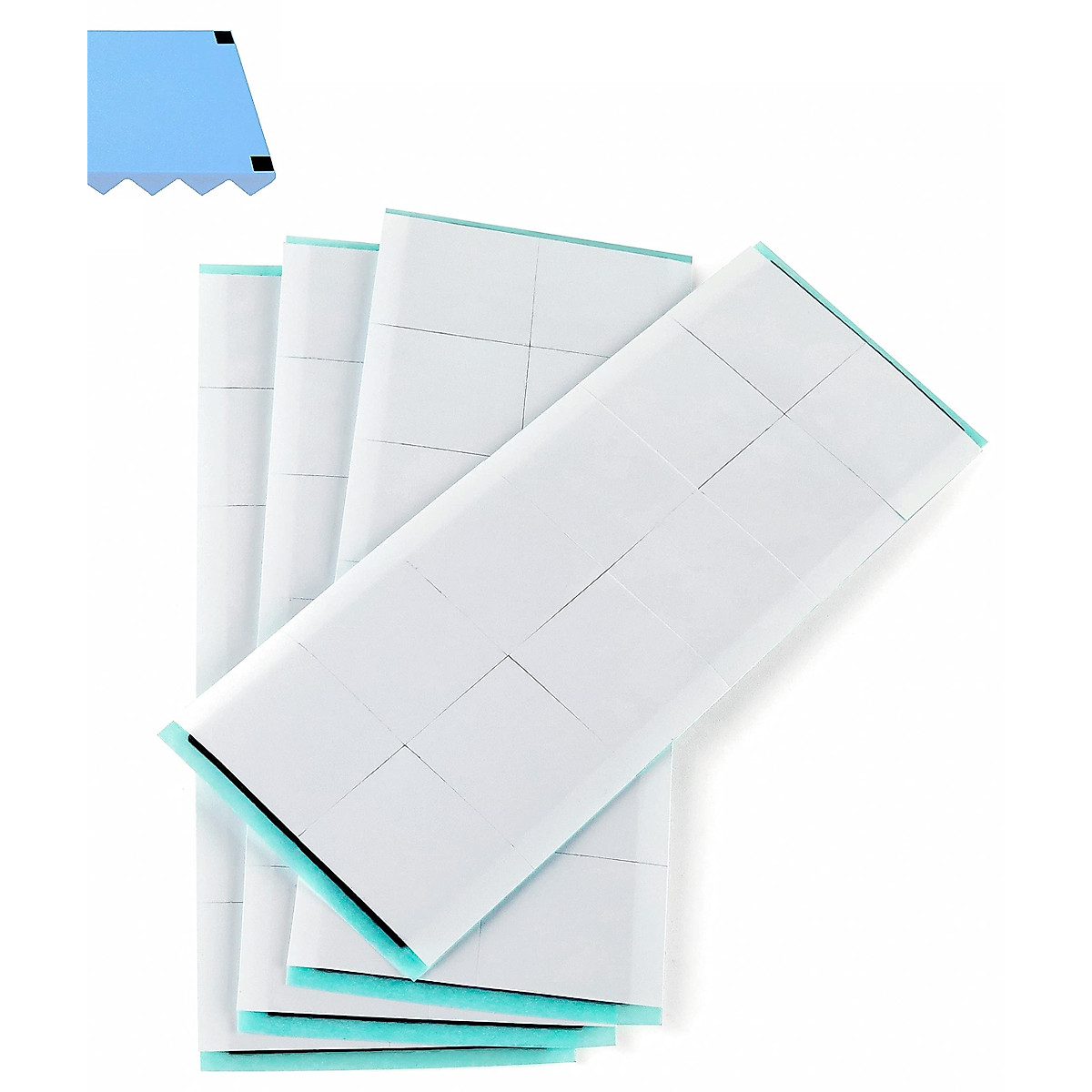 New Path Designs Double-Sided Acoustic Foam Panel Mounting Squares, 48-Pack, Studio-Grade Adhesive Tape, Heavy Duty Bond to Acoustic Panels/Soundproof Foam, No Wall Residue (for 12 Standard Panels)