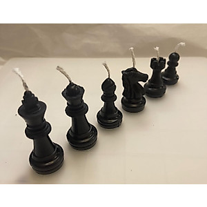 12 pcs Chess Candles, Natural Soy wax/Beeswax, Decorative candle, Can be used as Birthday Candle, Perfect gift for various occasions
