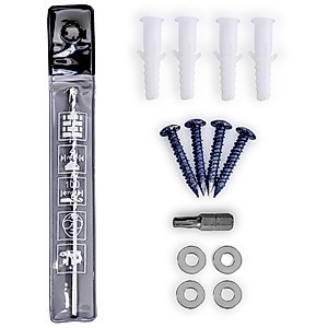 Mail Boss 7412 High Security Steel Locking Wall Mounted Mailbox-Office Comment Letter Deposit, Black Drop Box