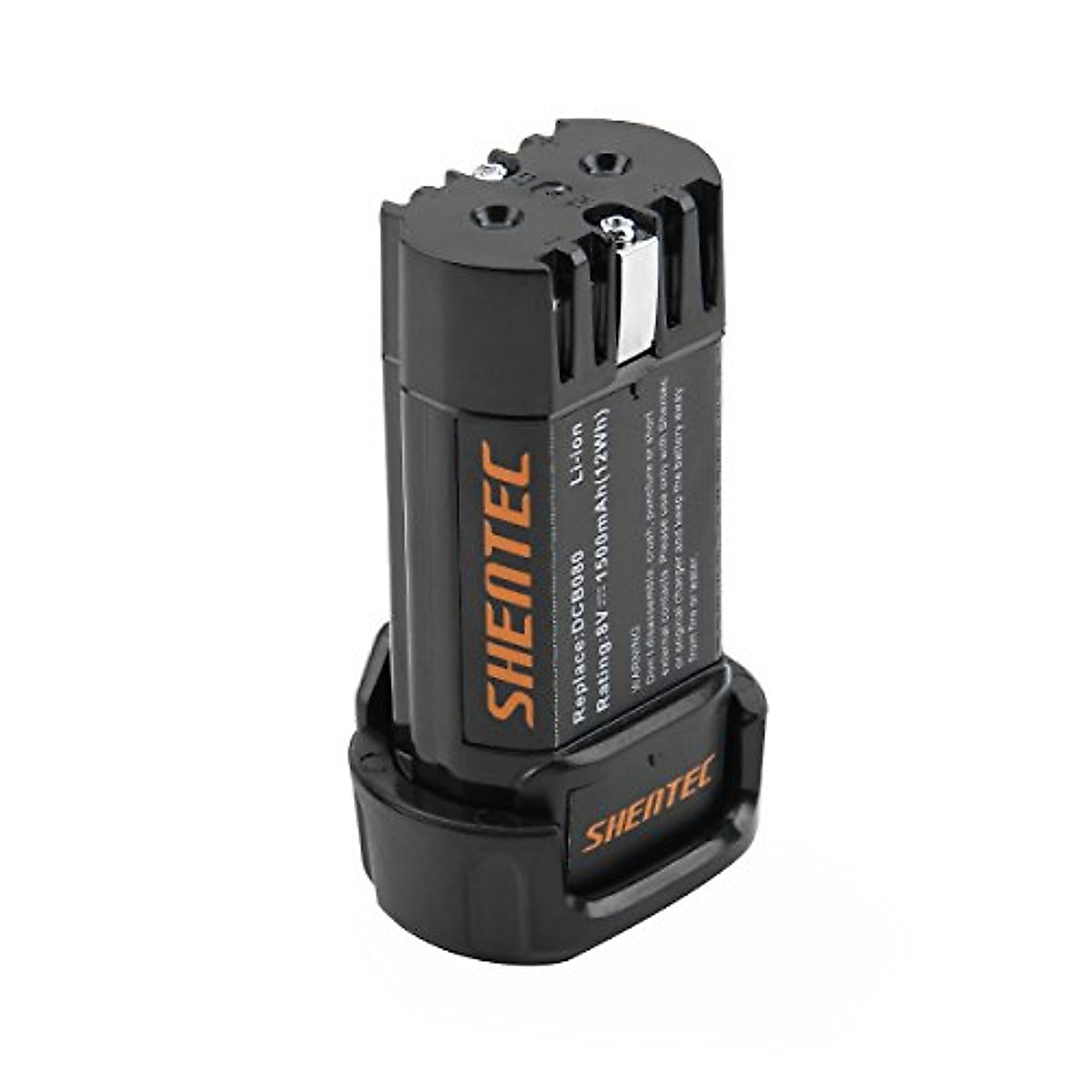 Shentec 1500mAh 8-Volt Replacement Battery Compatible with DEWALT DCB080 Dewalt DCF680N1 DW4390 DCF680N2 DCF680G2, Li-ion Battery