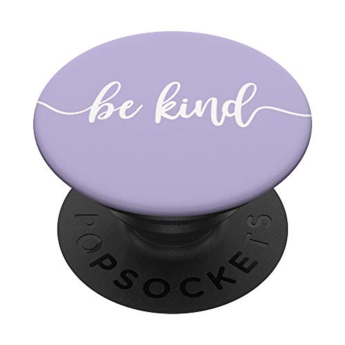 Be Kind Purple Lavender Pastel PopSockets PopGrip: Swappable Grip for Phones & Tablets