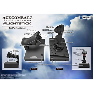 HORI Ace Combat 7 Hotas Flight Stick for PlayStation 4 - Officially Licensed By SIEA & Bandai Namco Entertainment