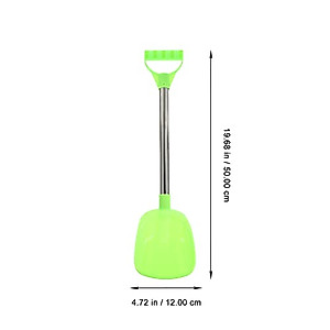 Sewroro Beach Shovels Beach Shovels 2pcs Shovels Toys Beach Snow Toys Shovels Sand Shovel Plastic Snow Shovels for Outdoor Garden Backyard Beach Snow(Random Color) 50cm Kids Snow Shovel Snow Pusher