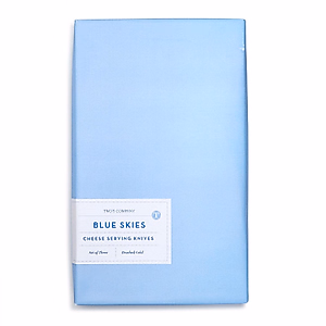 Two's Company Blue Skies Set of 3 Cheese Knives in Gift Box