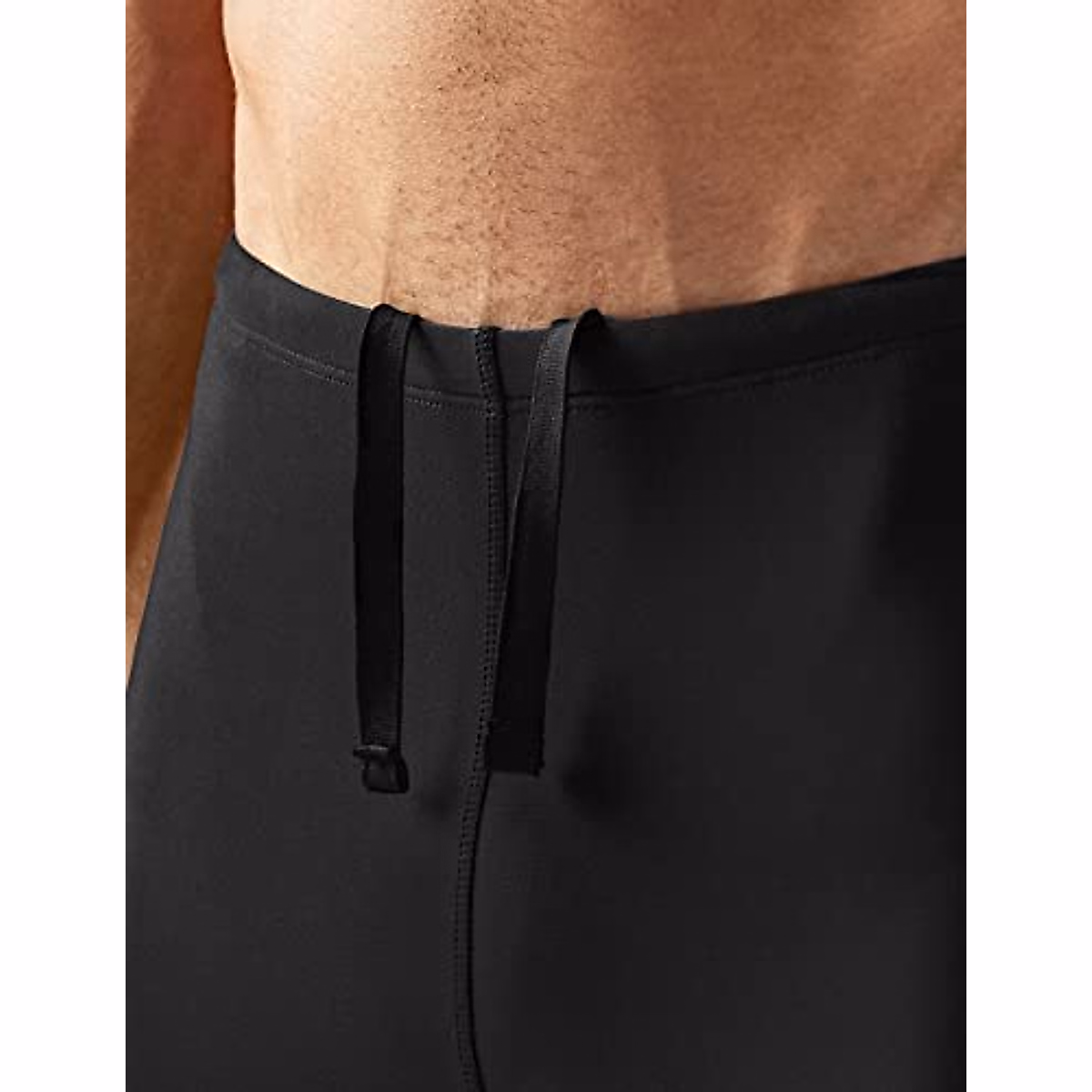 TSLA Men's Swim Jammers, Athletic Racing Swimming Shorts Trunks, UPF 50+ Sun Protection Endurance Triathlon Swimsuit, Splice Black & Blue & White, 40