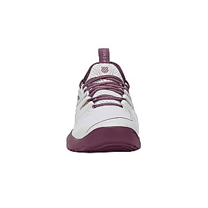 K-Swiss Women's Speed Trac Tennis Shoe, White/Grape Nectar/Orchid Haze, 6.5 M