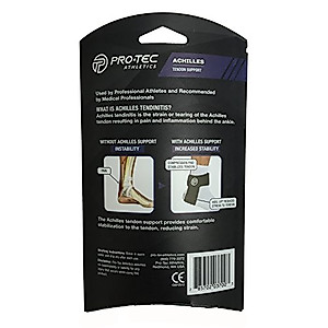 Pro-Tec Athletics Premium Achilles Tendon Support, Small/Large