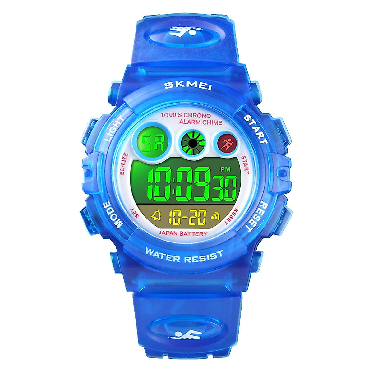 cofuo Kids Watches Boys for 4-12 Year Old, Blue Kids Digital Sports Waterproof Watches with Alarm Stopwatch, Children Outdoor Analog Electronic Watches Birthday Gifts for Age 4-12 Year Old Boys Girls