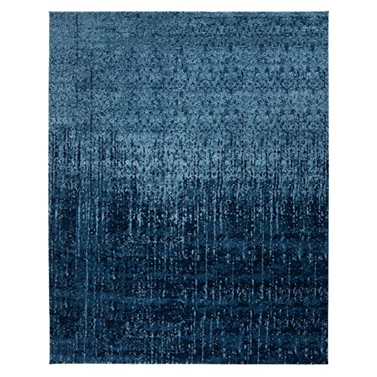 SAFAVIEH Retro Collection Area Rug - 9' x 12', Light Blue & Blue, Modern Abstract Design, Non-Shedding & Easy Care, Ideal for High Traffic Areas in Living Room, Bedroom (RET2770-6065)