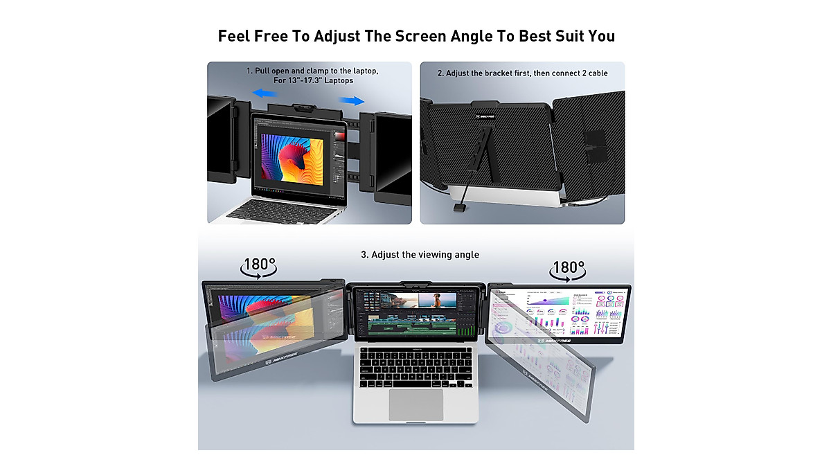 Maxfree S2 Laptop Screen Extender - Boost Efficiency!