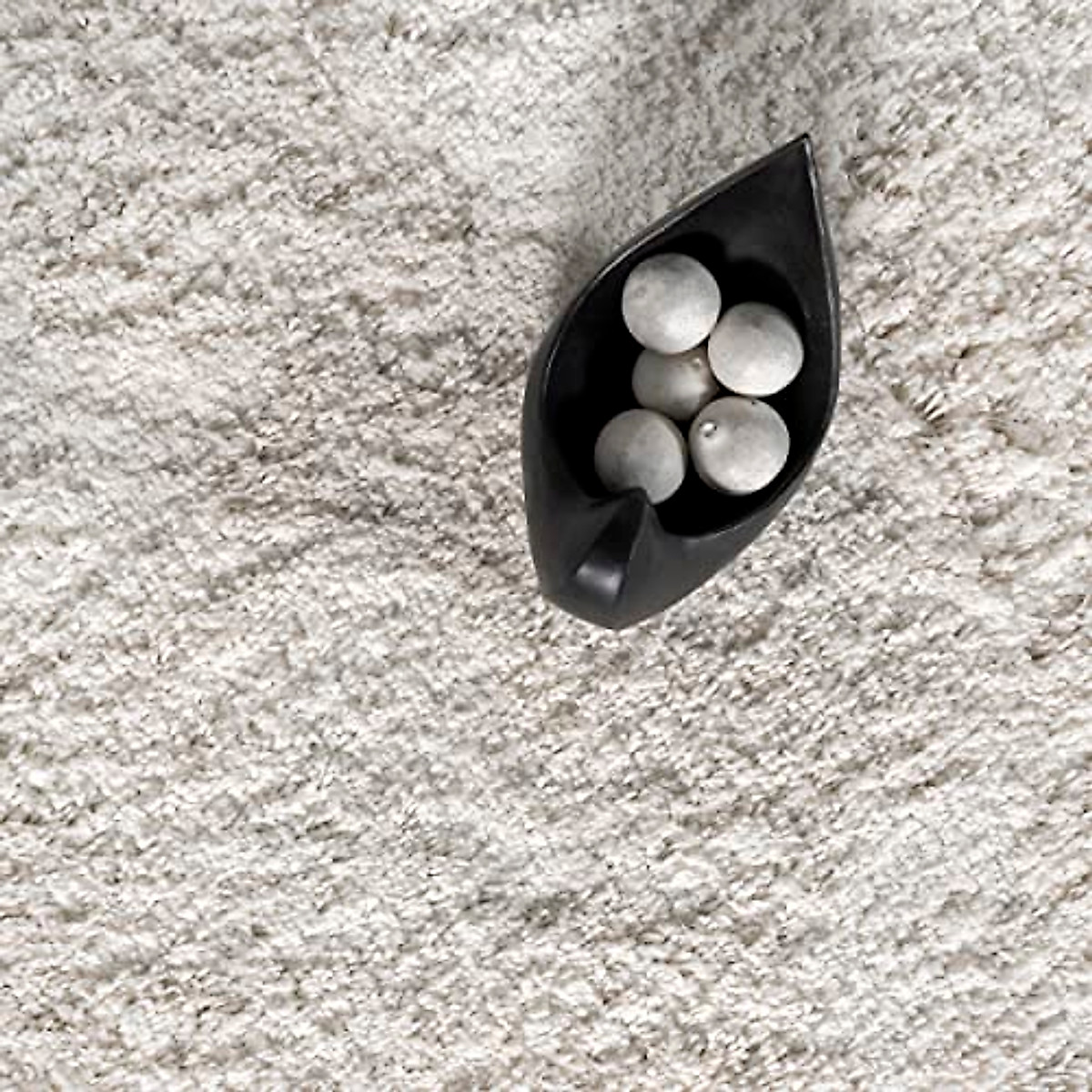 nuLOOM Marleen Contemporary Shag Area Rug, 4' x 6', White