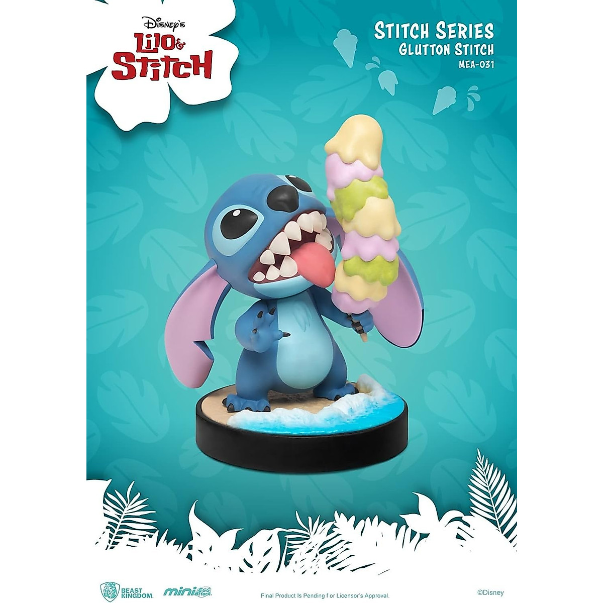 Beast Kingdom Lilo & Stitch MEA-031 Mini Egg Attack Action Figures 6-Piece Set, Multicolor