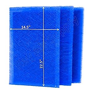 RAYAIR SUPPLY 16x25 Pristine Air Cleaner Replacement Filter Pads Refills (3 pk)