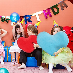 RIHUD Plush Red Heart Pillow Cute Heart Shaped Pillow Cojines Decorativos Throw Pillow Filled Plush Heart Shaped Cushions Children Friends Loved Ones Valentine Day