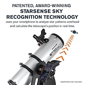 Celestron – StarSense Explorer 130mm Tabletop Dobsonian Smartphone App-Enabled Telescope – Works with StarSense App to Help You Find Nebulae, Planets & More – iPhone/Android Compatible