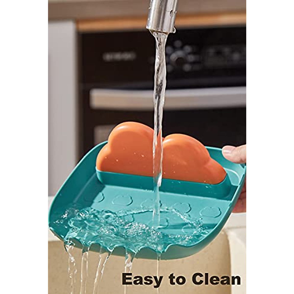 Spoon Rest with Pot Lid Holder, kitchen gadget set, used in kitchen neat cutlery-Multi-set (cloud)