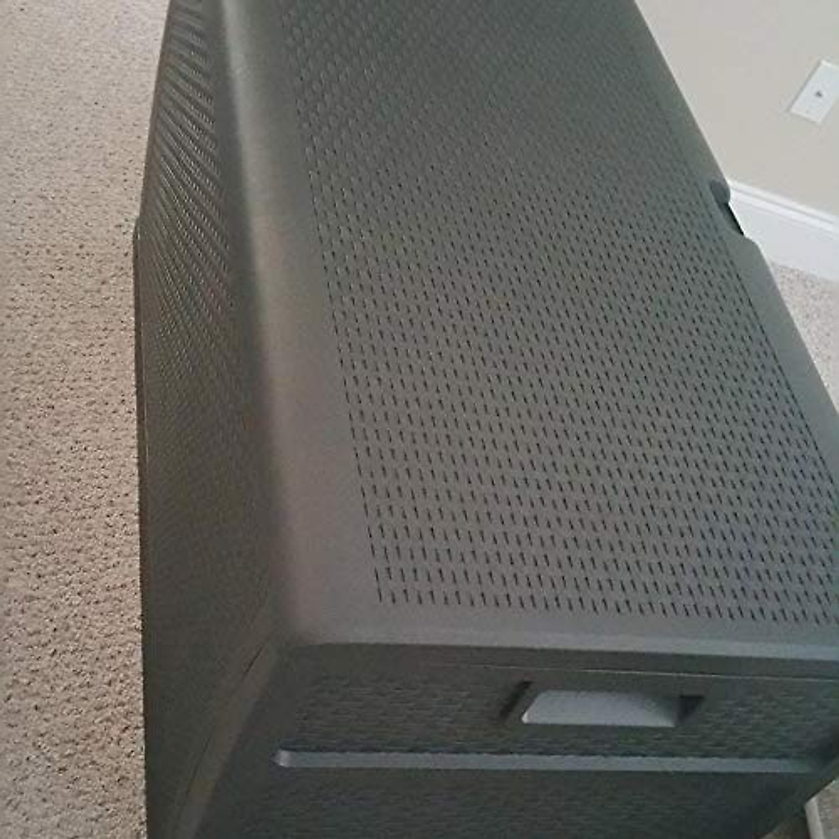 Wonlink Wicker Storage Trunk, Patio Storage Box,120 Gallon Deck Box Outdoor Storage Container for Patio Furniture Cushions and Garden Tools