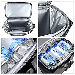 Defender Center Underseat Storage Bin+Portable Ice Chest Cooler,Compatible with Can Am Defender/Defender Max 2016-2022 Replace OEM #715003446