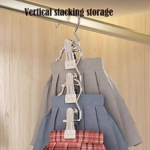 Boot Hangers for Closet, 18 PCS Hanging Clips Hook Clothes Pins for Laundry, Hanger Clips Towel Clips Boot Organizer for Home and Travel, Stainless Steel Hanging Hold Clips