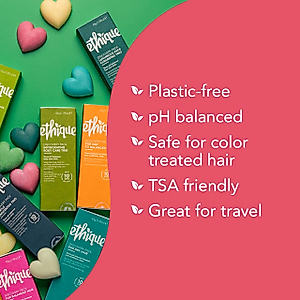 Ethique Discovery Pack for Balanced Hair - Shampoo & Conditioner - Plastic-Free, Vegan, Cruelty-Free, Eco-Friendly, 3 Travel Bars, 1.59 oz (Pack of 1)