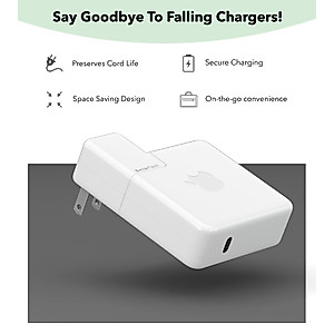 Apple Compatible Adapter - Side-Facing, USB-C, MagSafe, MagSafe 2 - Efficient Charging for MacBook Pro, Air