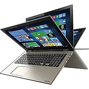 High Performance Toshiba Satellite Truelife 15.6" P55W FHD(1920x1080) Convertible 2-in-1 TouchScreen Laptop, Intel i7-6500U, 8GB RAM, 1TB HDD, Windows 10