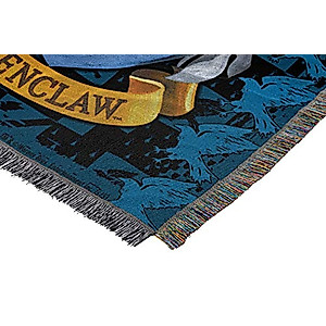 Northwest Woven Tapestry Throw Blanket, 48 x 60 Inches, Ravenclaw Crest