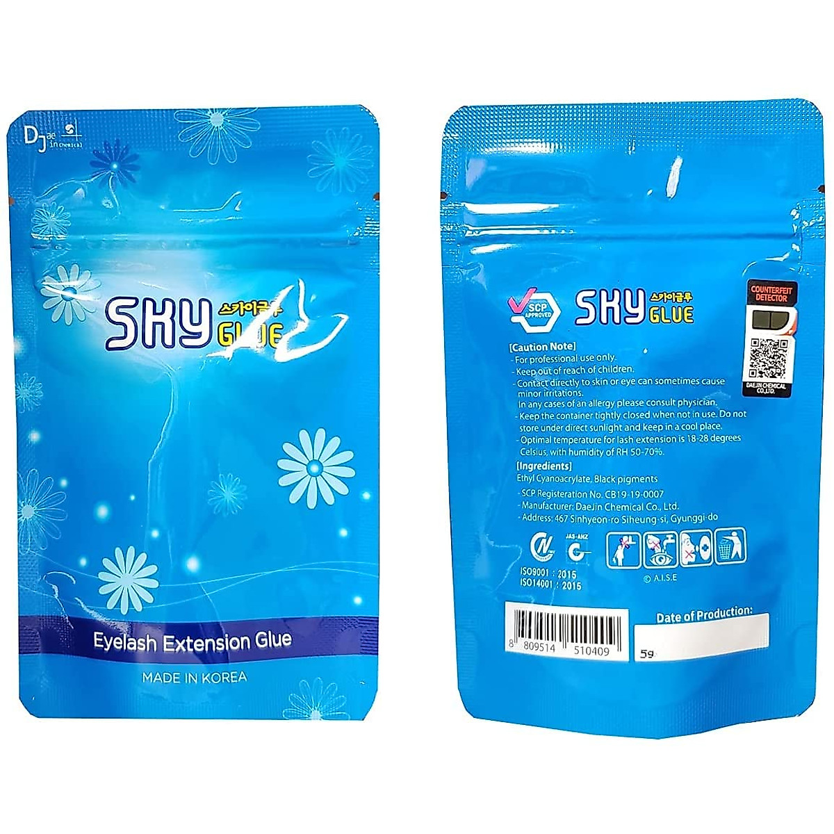 Eyelash Extension Glue Advanced Tech SKY S+ Glue 5ml / 6-8 Weeks Lasting time - 1-2s Fast Drying Time