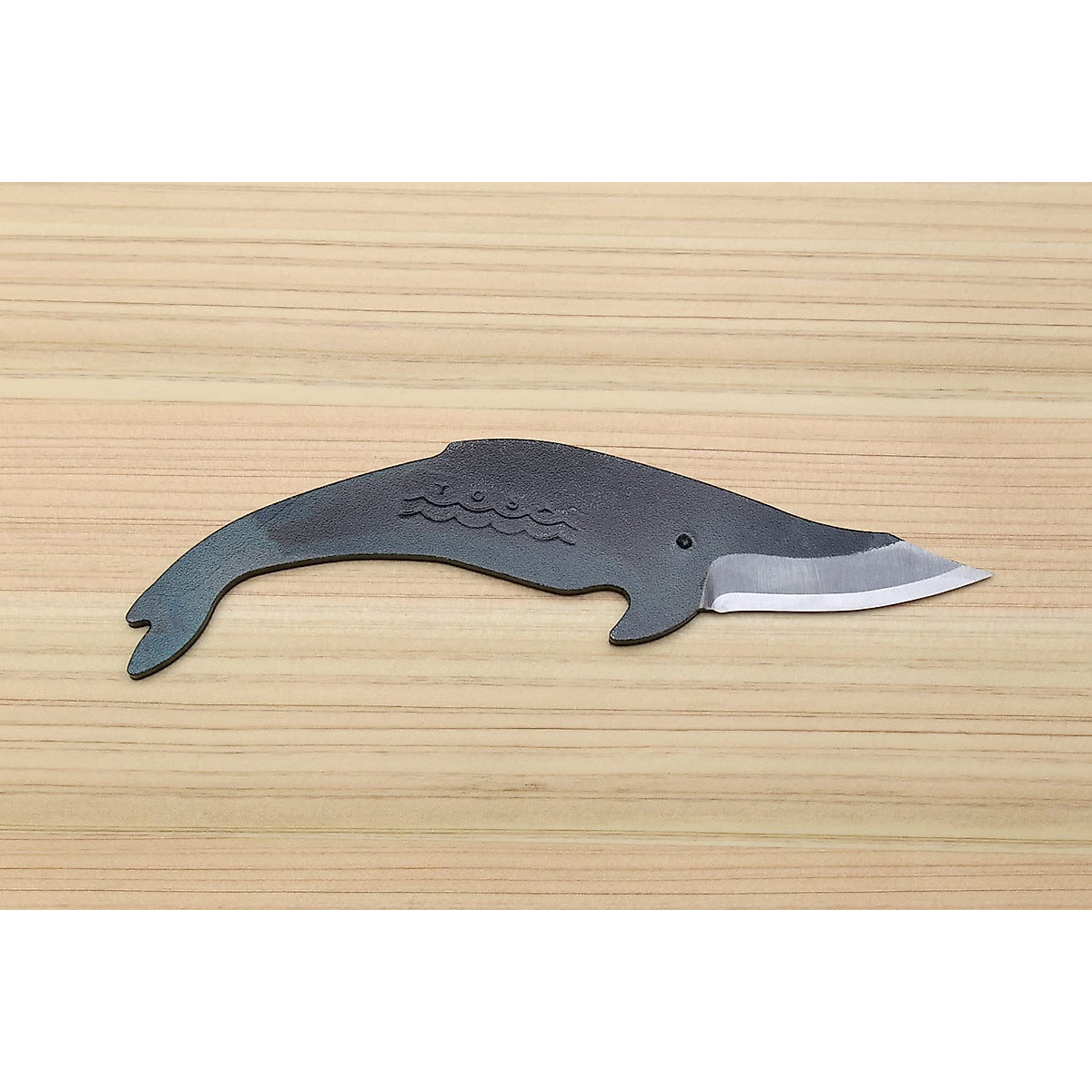 Yoshihiro Shiroko High Carbon Steel Kurouchi KUJIRA Whale Japanese Utility Knife (Type C) Made in Japan