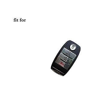 SEGADEN Silicone Cover Protector Case Holder Skin Jacket Compatible with KIA 4 Button Smart Remote Key Fob CV4150 Pink