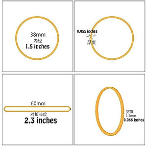 Rubber Bands 600pcs Stretchable Rubber Elastics Bands for Home or Office use