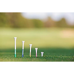 Pride Golf Tee Tees 135 Count, White, 135 Count US