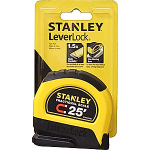 TAPE MEASRE BK/YL 25'X1"