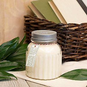 Barr-Co. Fir & Grapefruit Apothecary Jar Candle, Bright Woody Citrus, 100% Vegetable & Soy Wax Candles for Home, 120-Hour Burn Time, Clean Burning Candles, 20 oz