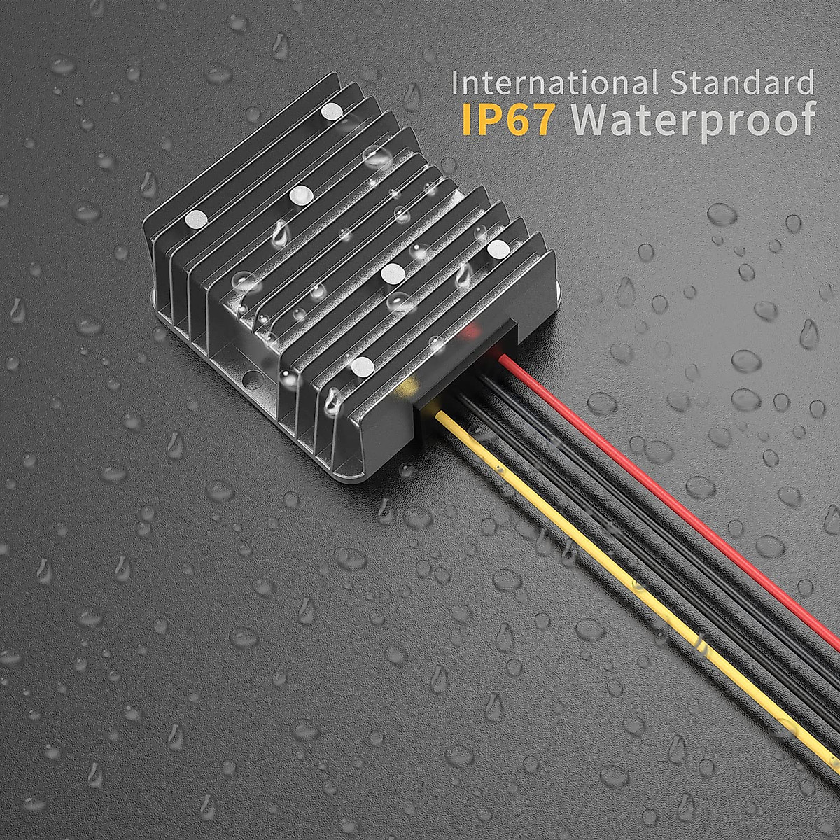 24v to 12v Converter, 20A 240W Supply Step Down Converter for Heavy Duty Truck Car Power Reducer Regulator for Auto Car Truck Vehicle Boat Solar System etc.(DC15-40V Inputs)