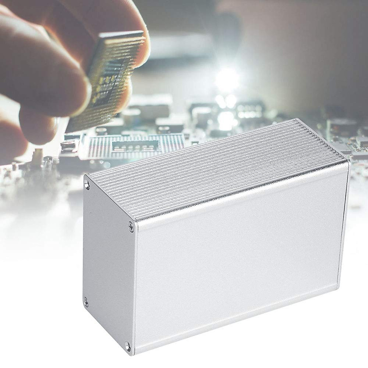 Aluminum Box, Aluminum Shell, Aluminum Alloy Project Box Case Shell, Good Heat Dissipation Performance, for GPRS Circuit Board