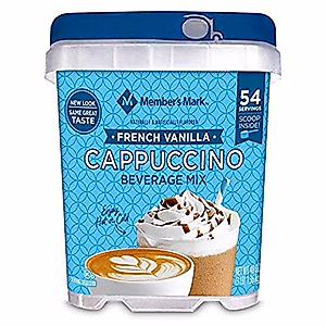 Member's Mark French Vanilla Cappuccino Beverage Mix 3 Packs (48 oz Each) Quality You Can Taste