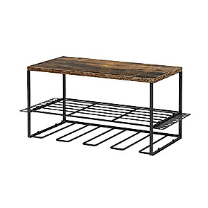 LIANTRAL Power Tool Organizer Wall Mount, Set of 2 Power Tool Rack Floating Tool Shelf for Electric Cordless Drill Heavy Duty Tool Holder with Wood Storage Board