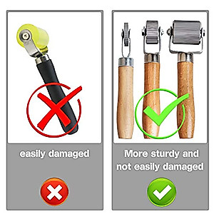 Car Sound Deadening Roller Metal Installation Tool 3 Pcs for Auto Noise Roller Car Sound Deadener Application Installation Tool Rolling Wheel Interior Accessories