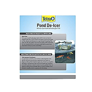 TetraPond De-Icer, Winter Survival Solution For Fish, UL Listed