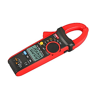 UNI-T Clamp Meter UT216C, Inrush Current AC/DC 600A TRMS HVAC Volt Amp Ohm Meter Multi Meter, Auto Ranging 6,000 Counts, Voltage Frequency Resistance Capacitance Temperature Continuity Diode Tester