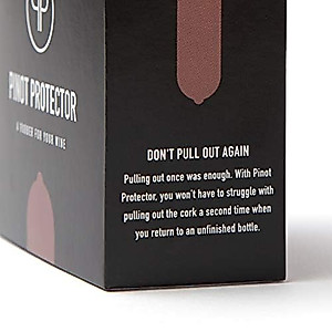 Big Betty - Pinot Protector Wine Bottle Stopper - Air-Tight, No Leak, Food Grade Nitrile - Red (6 Count)