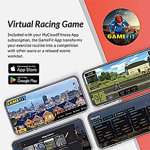 Women’s Health Men’s Health - Indoor Cycling Exercise Bike - Stationary Bike with Bluetooth Smart Connect - Stationary Exercise Bikes for Home Gym Designed to Work with the MyCloudFitness App